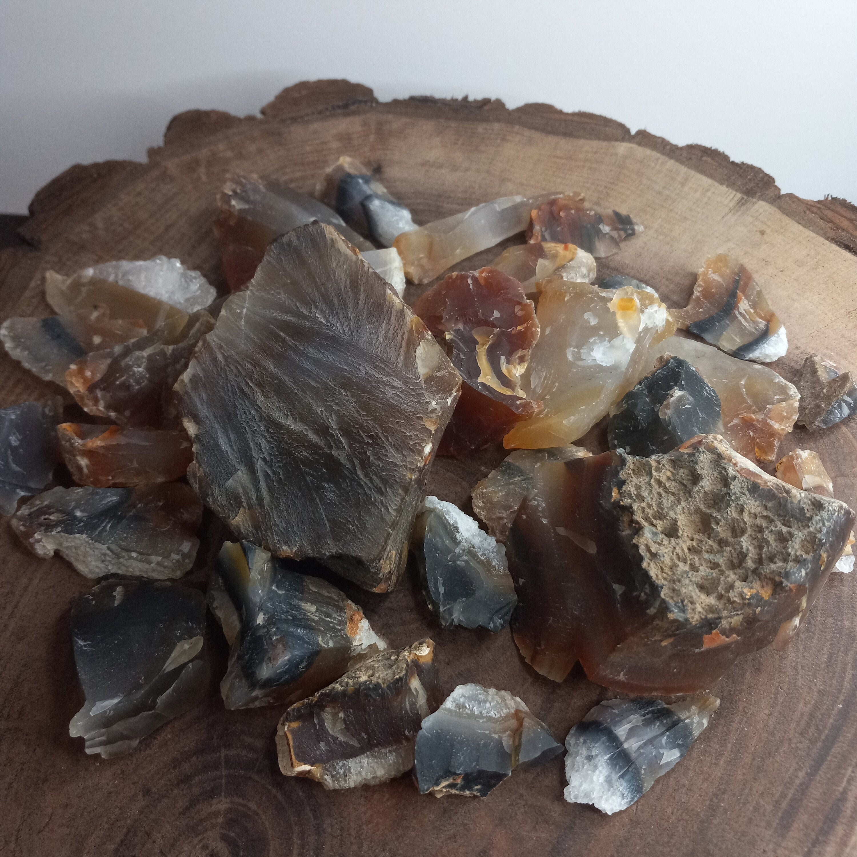 Raw Brazilian Agate Rough Natural Your choice of 1 3 or | Etsy