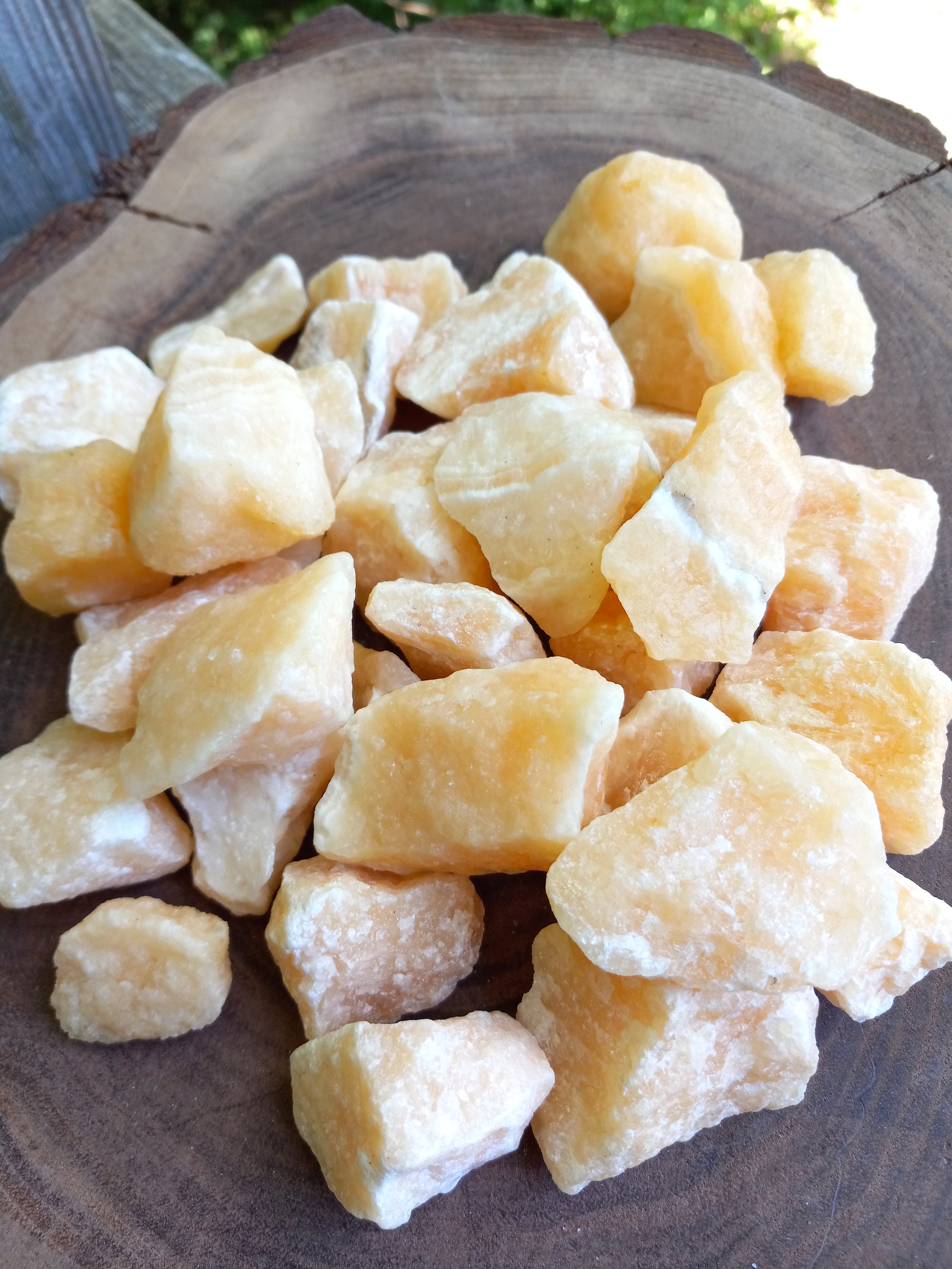 Raw Yellow Calcite Stones - Rough - Natural - Healing Crystals - PLEASE ...