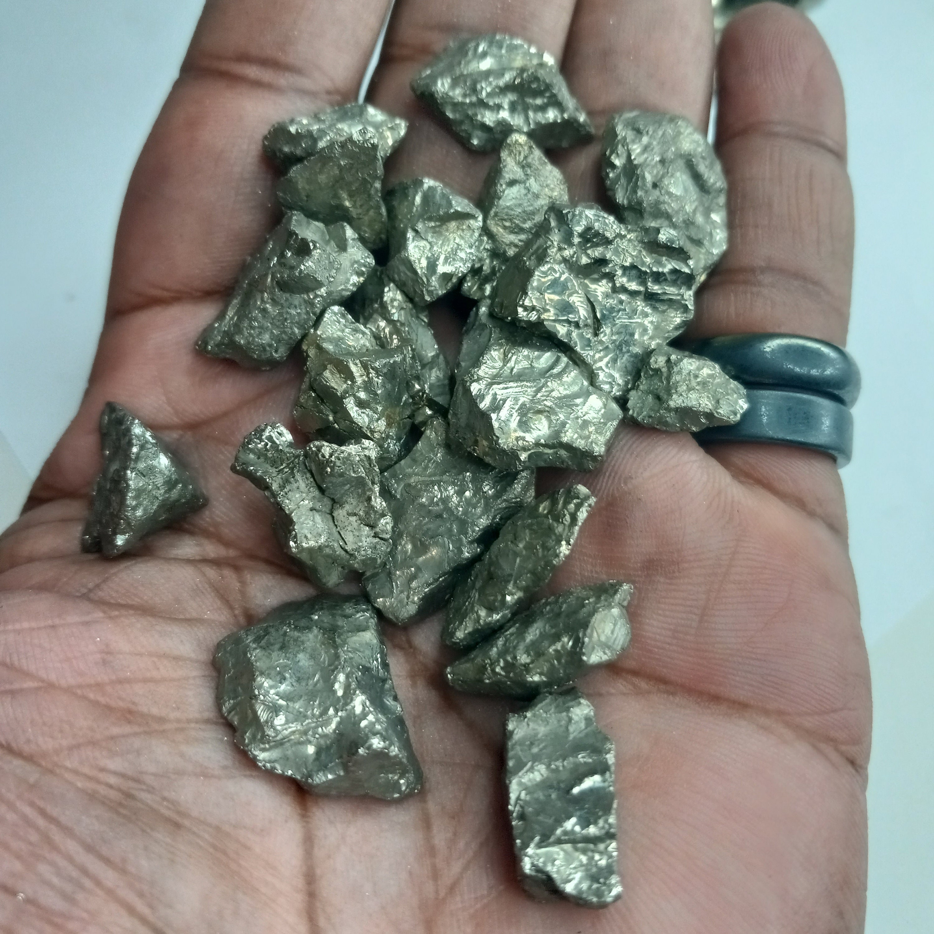 Raw Pyrite Pieces 1 pc or 1 oz Natural Fools Gold | Etsy