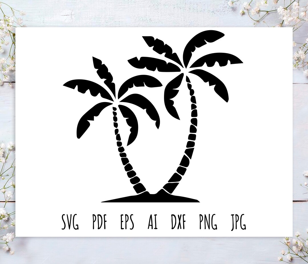 Palm Vector SVG Cut File Art Palms Svg Digital File Palms Logo - Etsy UK