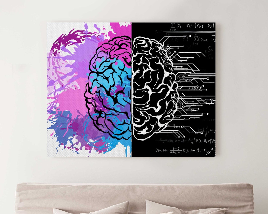 Brain Panels Picture Wall Art Home Decoration Pictures Science Canvas ...