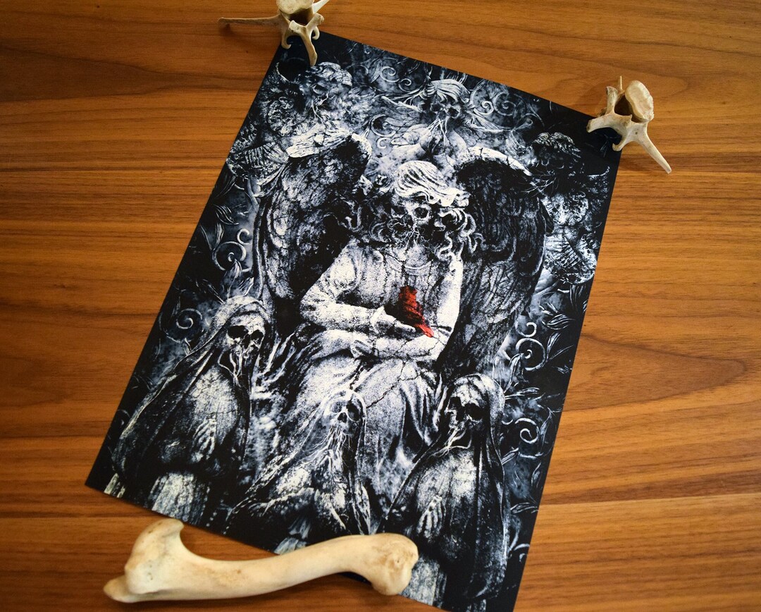 Dark Surreal Macabre and Gothic Wall Decor, Unique Horror Digital Art ...