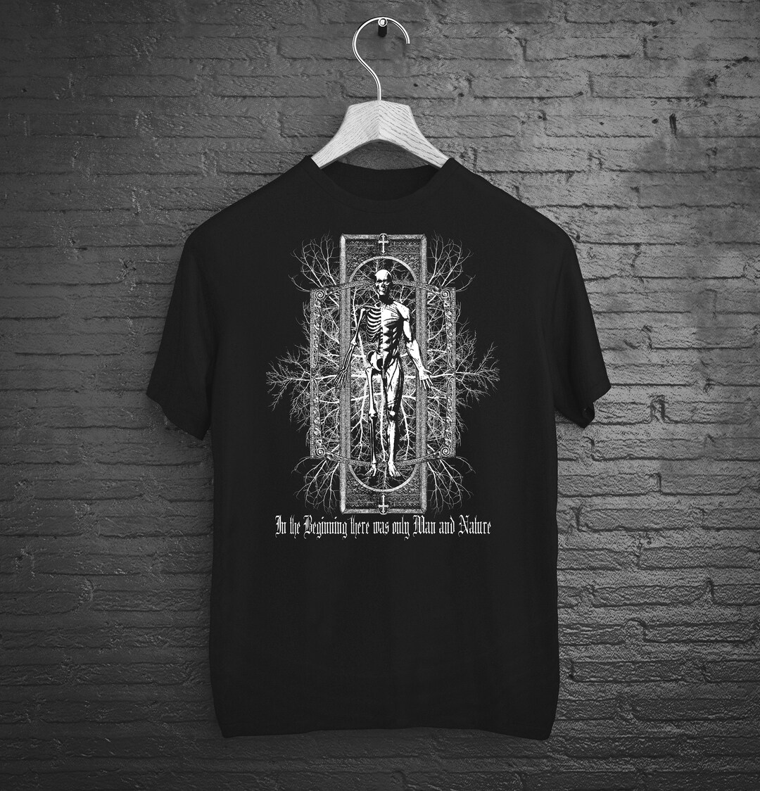 Macabre Dark Skull Horror Goth Shirt, Dark Gothic Alternative Clothing ...