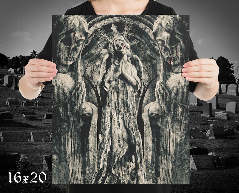 Dark Art Gothic Art Wall Art Posters Macabre Horror Goth Art - Etsy