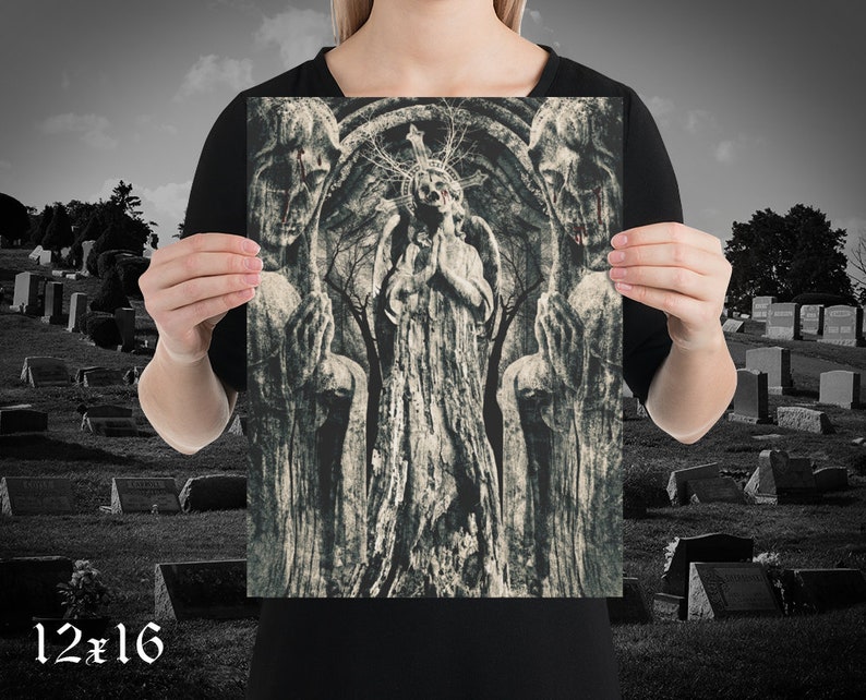 Dark Art Gothic Art Wall Art Posters Macabre Horror Goth Art - Etsy