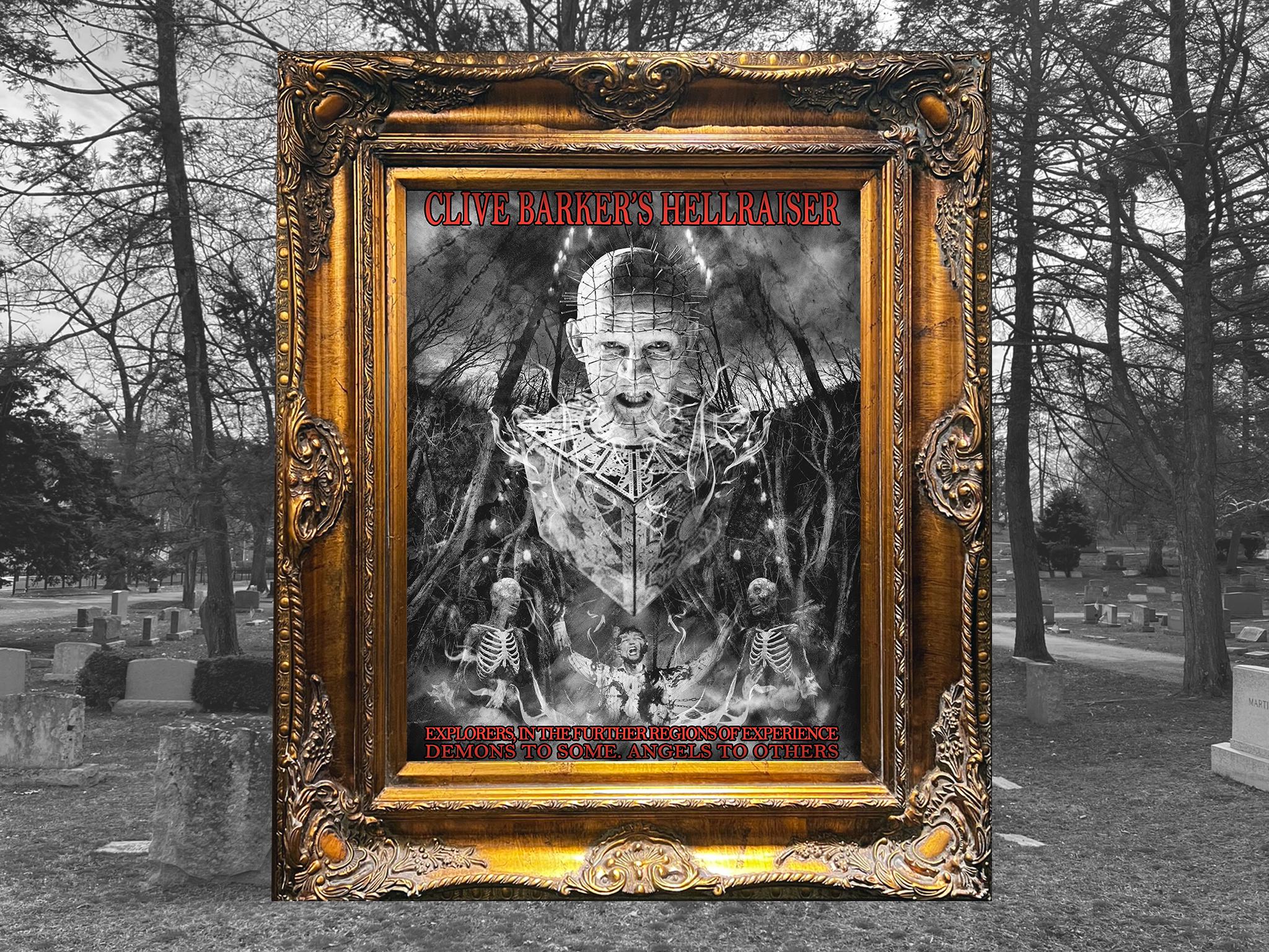 Hellraiser Horror Movie Poster Print, Clive Barker Pinhead Halloween ...