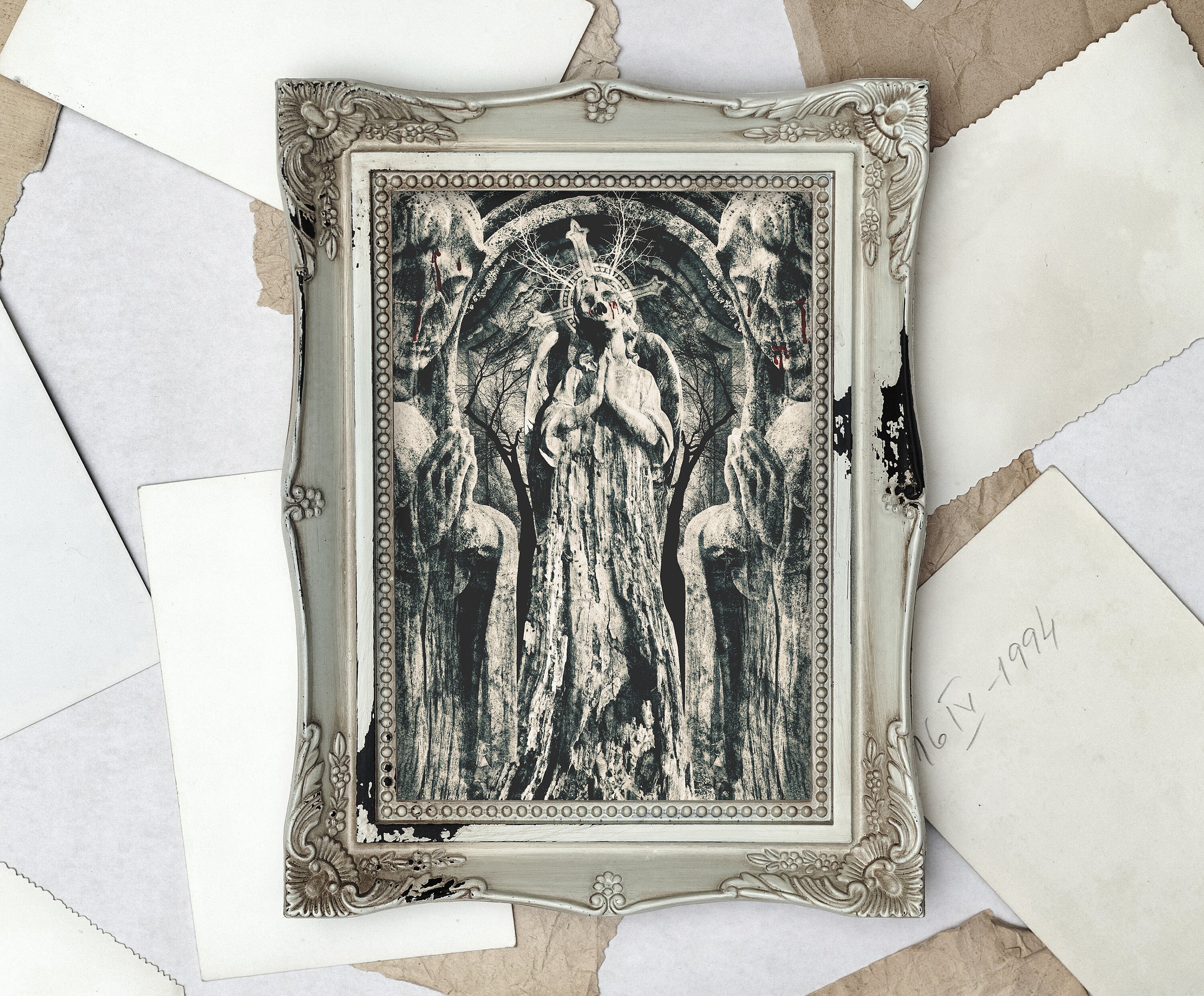 Dark Art Gothic Art Wall Art Posters, Macabre Horror Goth Art Prints ...