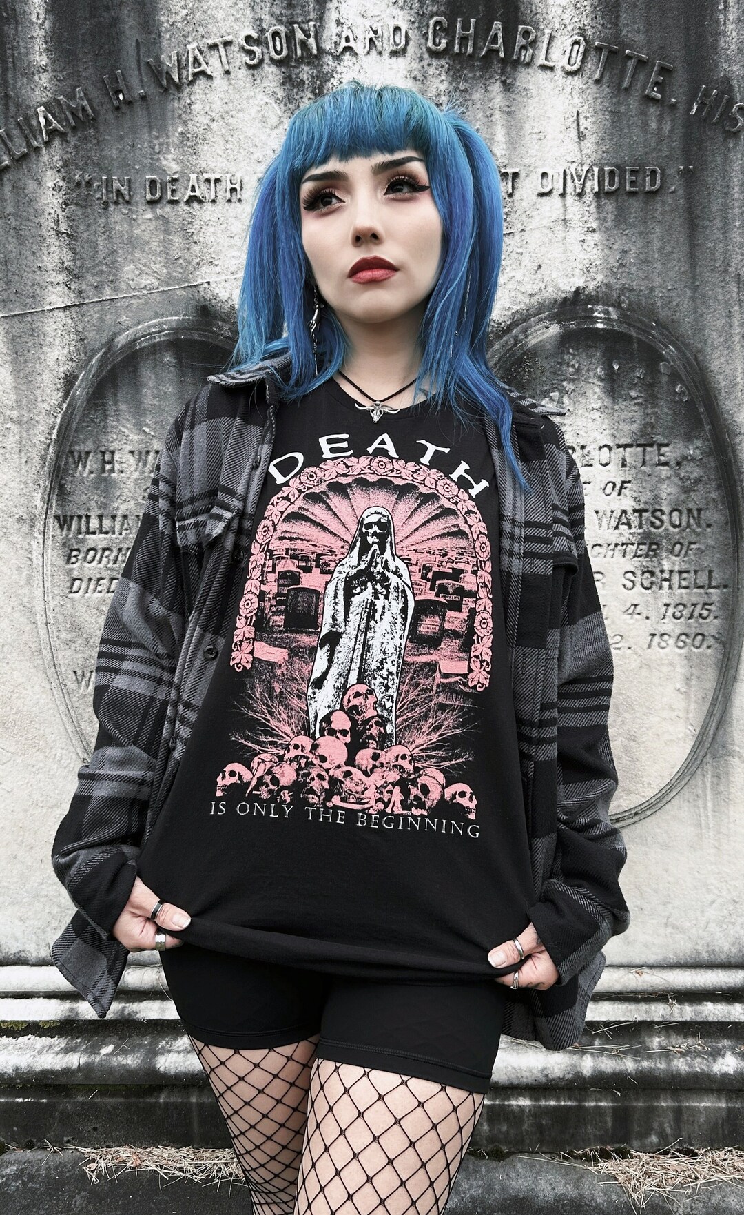 Horror Skull Cemetery Shirt for Men and Women, Gothic Alternative ...