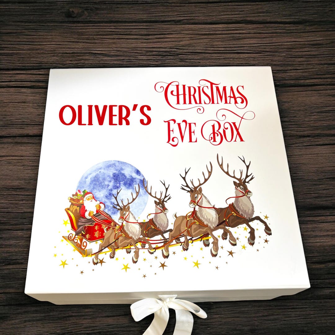 Christmas Eve Box, Extra Large Christmas Eve Box, Fillable Box ...
