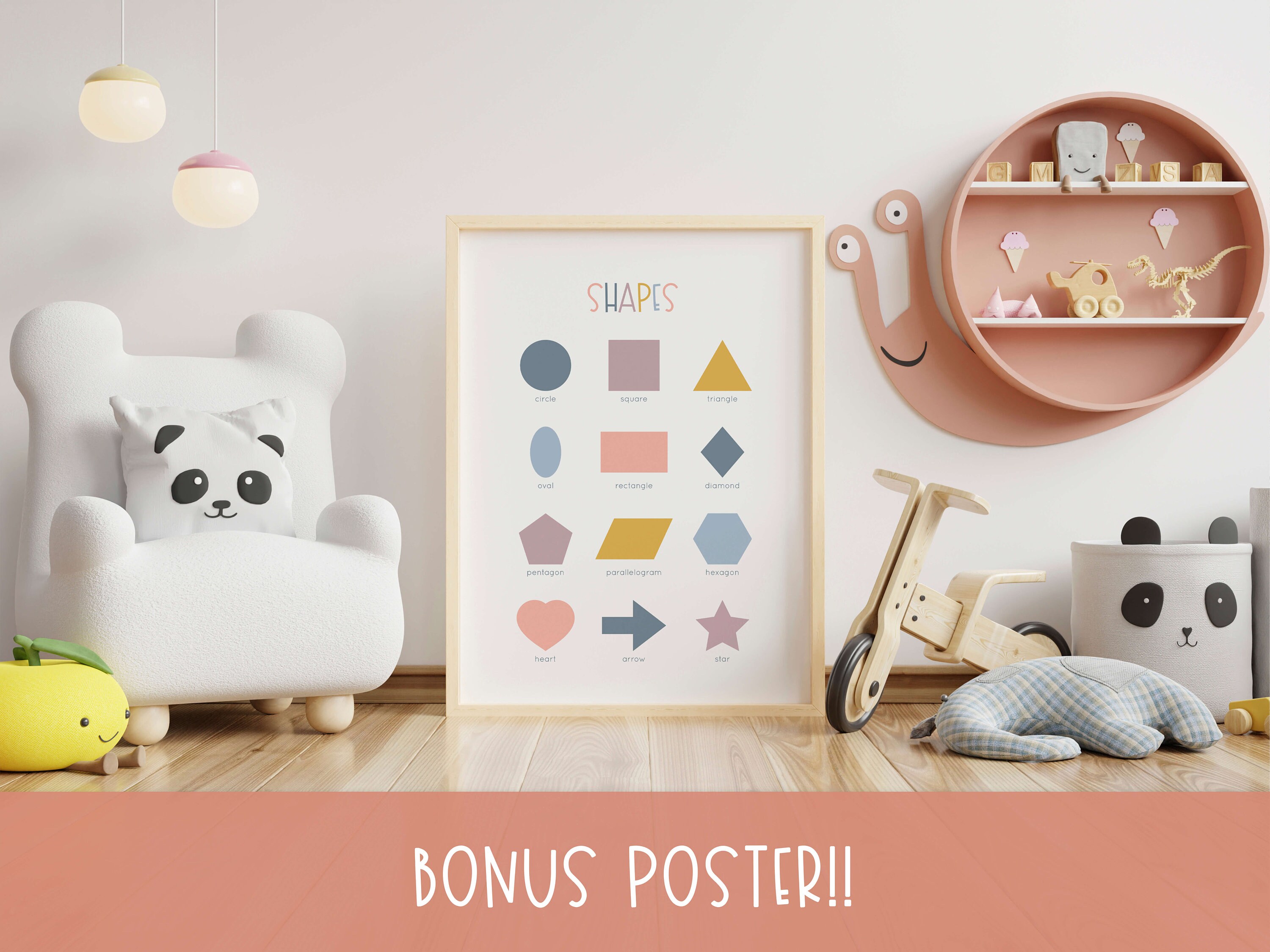 Shape Flashcard Printable PDF - Etsy
