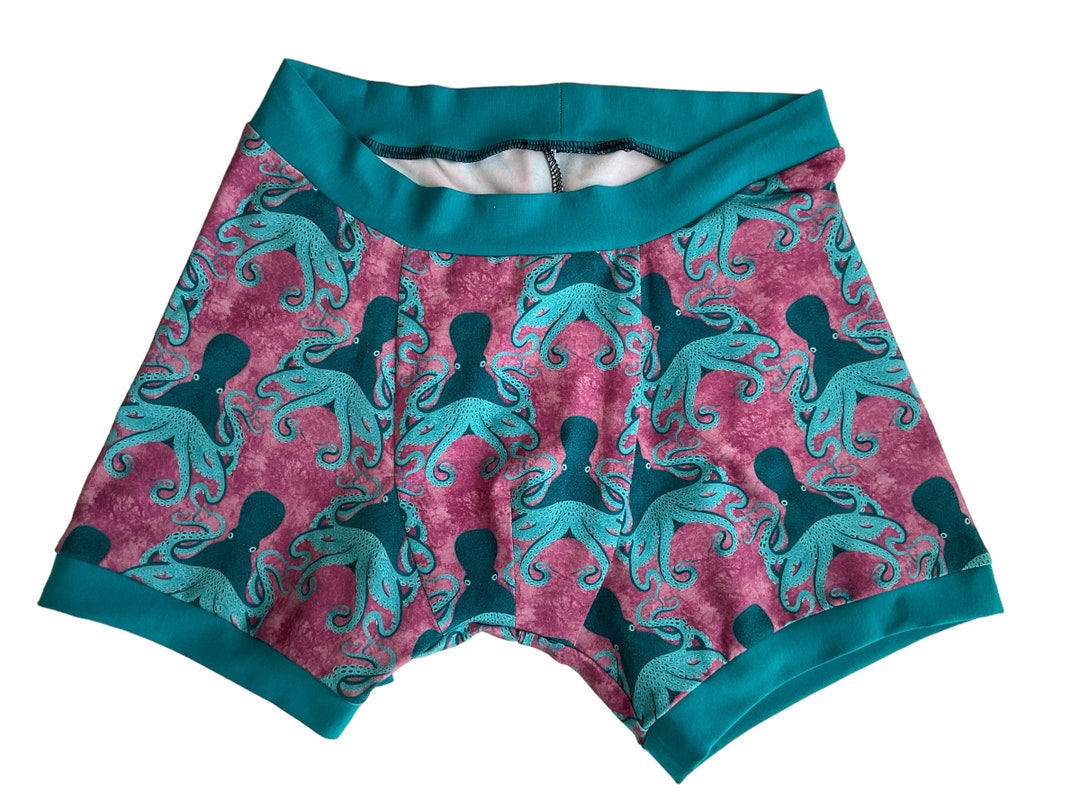 Large squid Octopus Mens Boxershorts, Boxers, Shorts, Underwear - Etsy