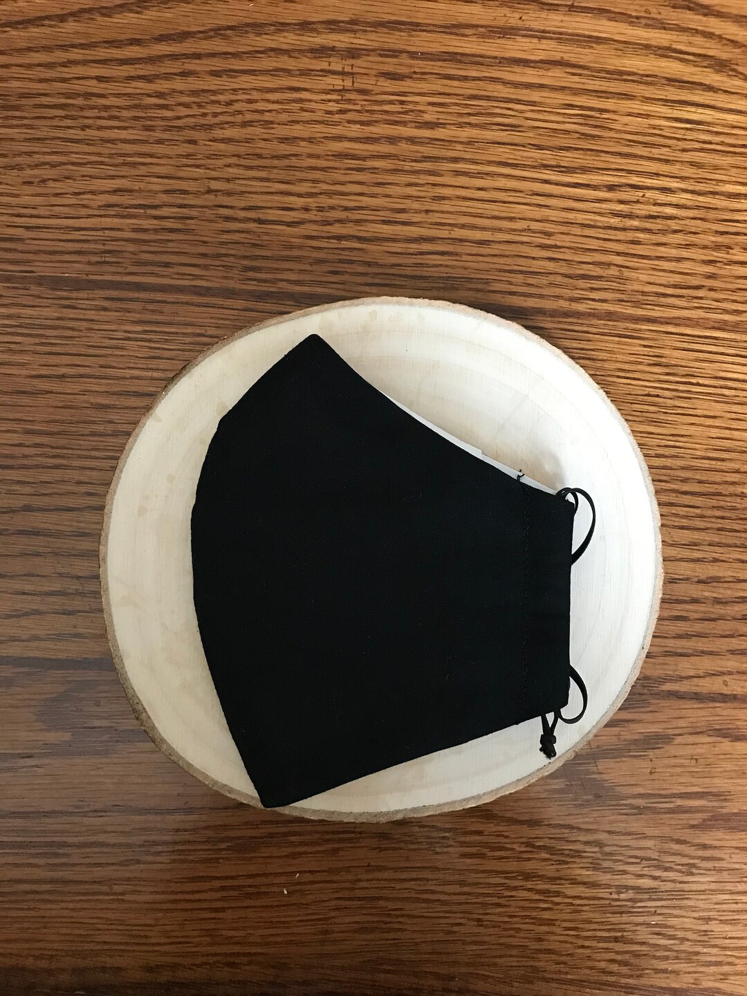 Simple Black Face Mask W/filter POCKET Adult Unisex Anti-dust Cotton ...