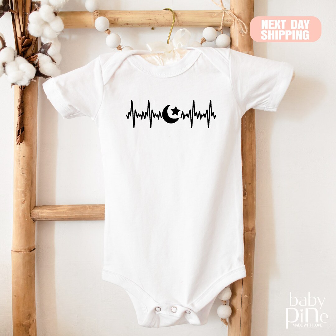 Muslim Heartbeat Onesie®, Cute Adorable Muslim Baby Toddler Onesie ...