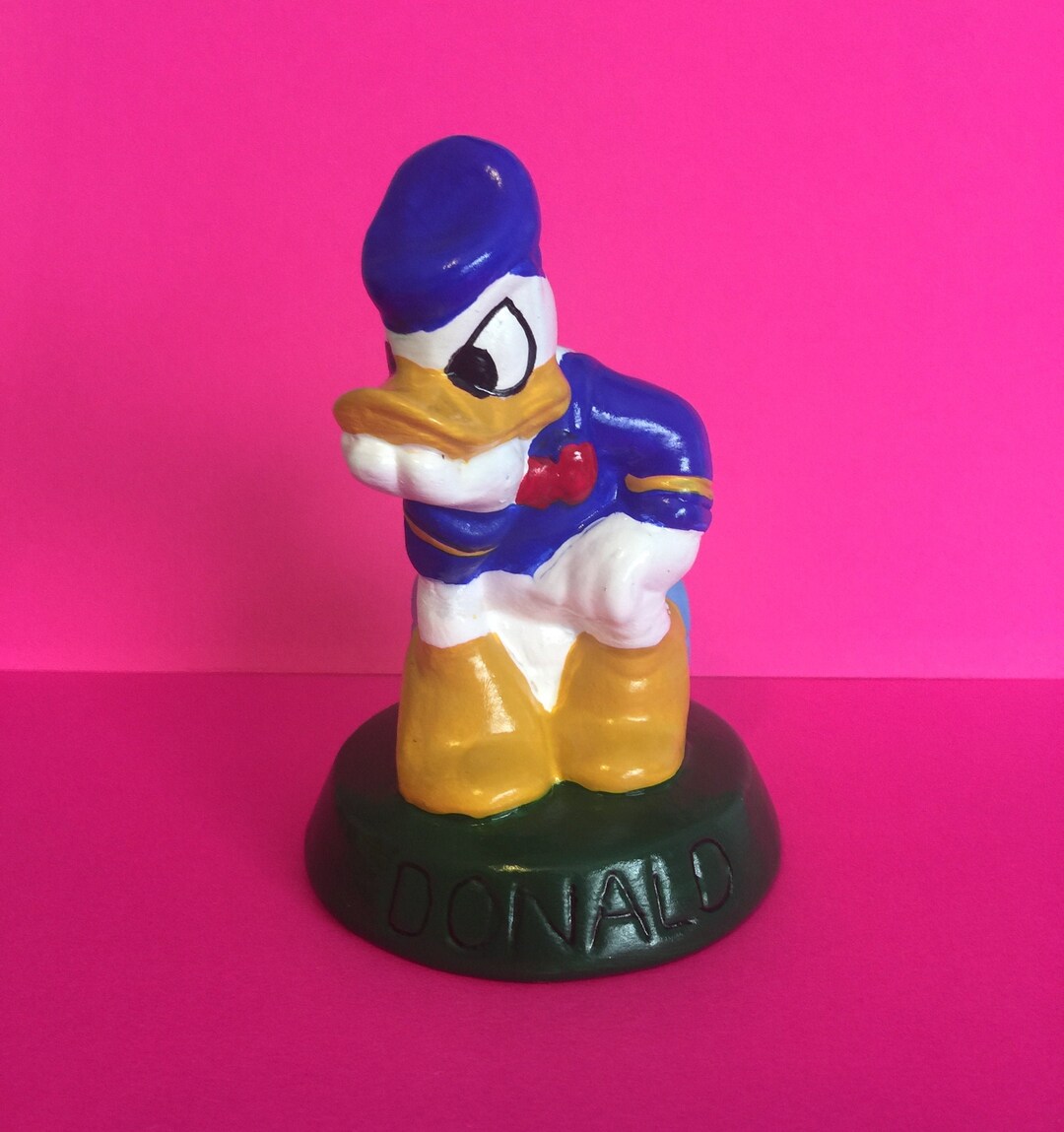 Donald Duck Hand Painted Figurine - Etsy