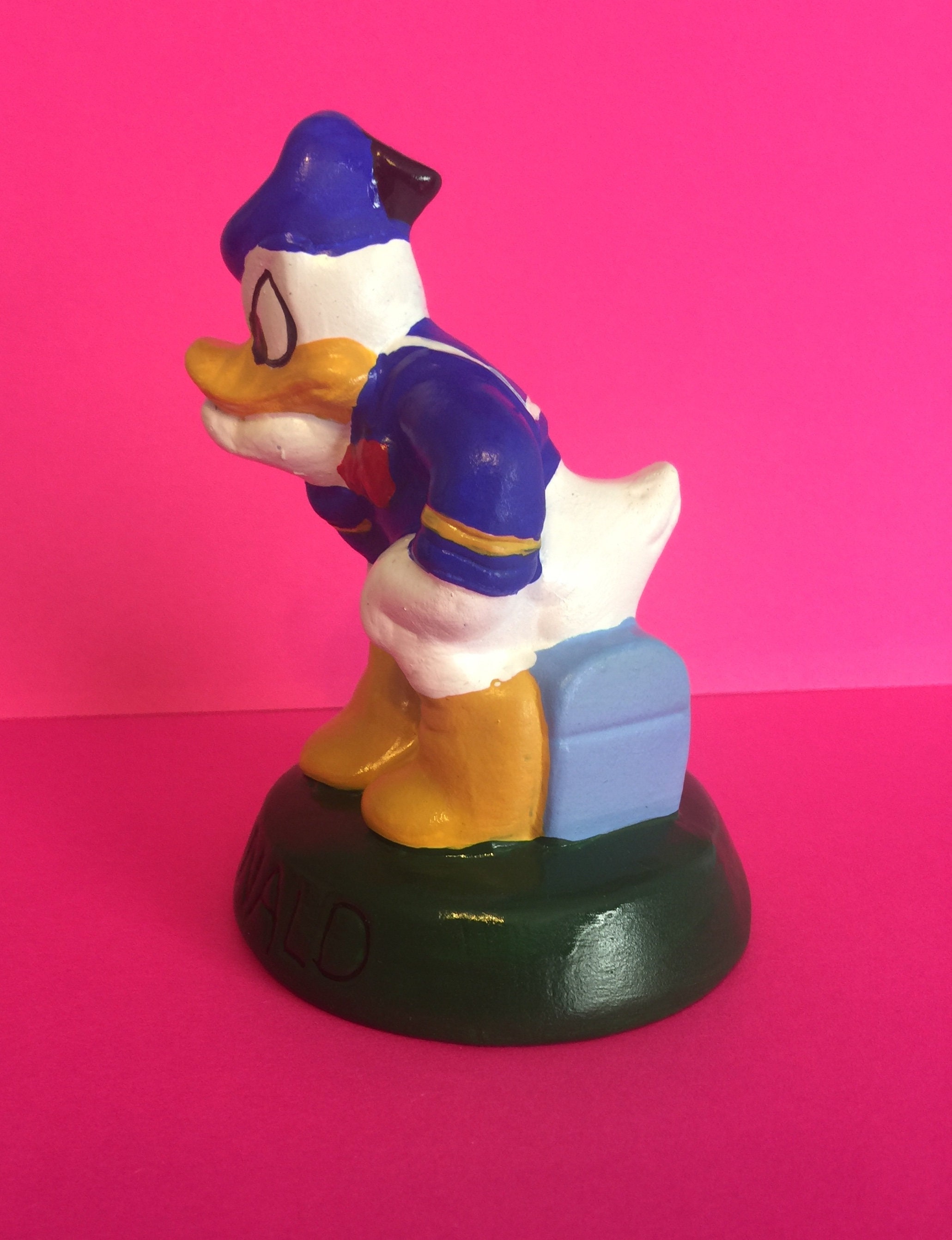 Donald Duck Hand Painted Figurine - Etsy