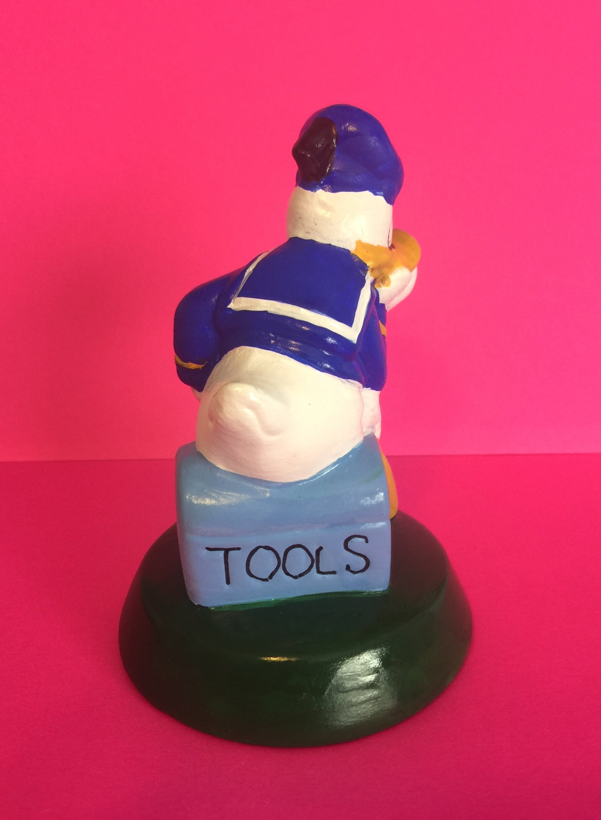 Donald Duck Hand Painted Figurine - Etsy