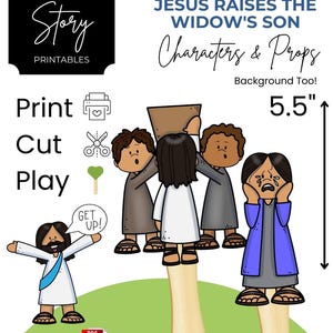 Jesus Raises Widow’s Son | Miracles of Jesus | Story Time, Storytelling ...