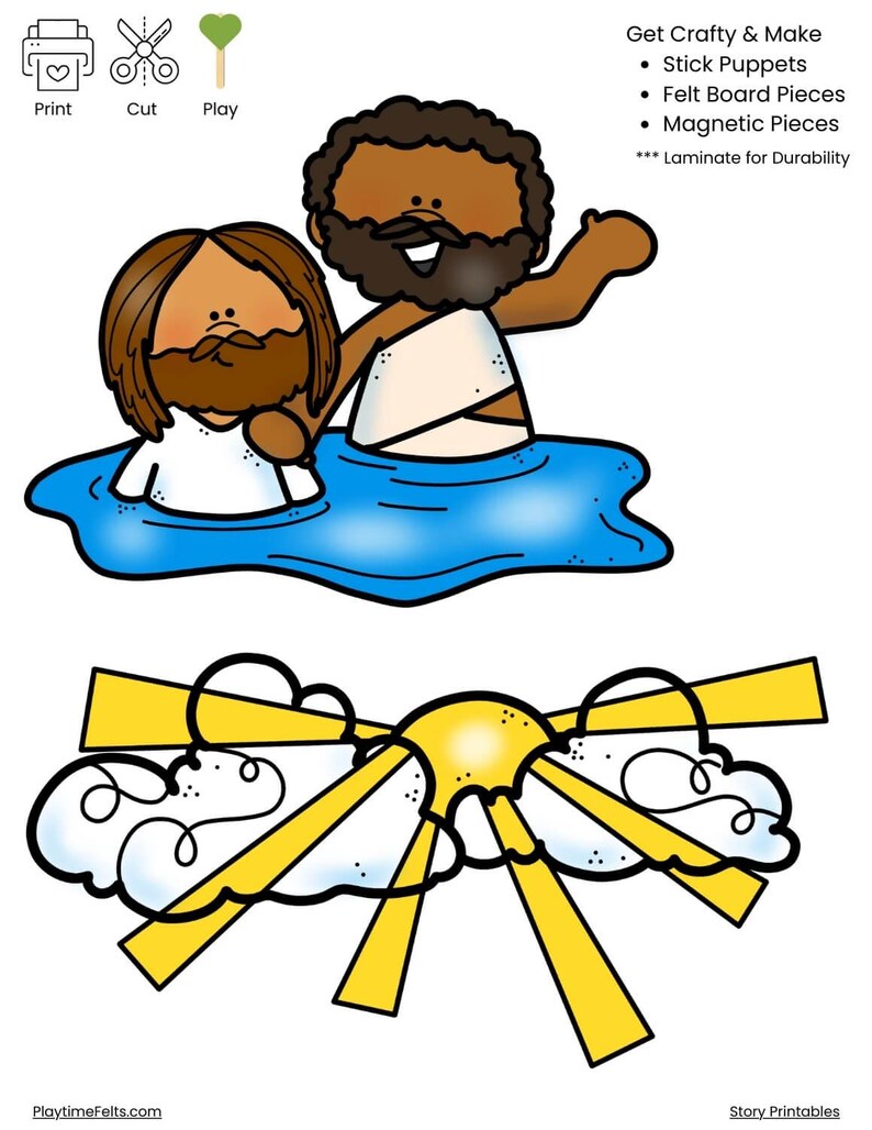 New Testament Bible Stories | Baptism of Jesus Christ | Story Time ...