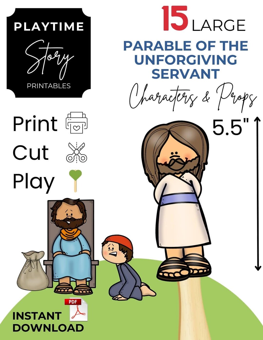 New Testament Stories for Kids | Parable Unforgiving Servant ...