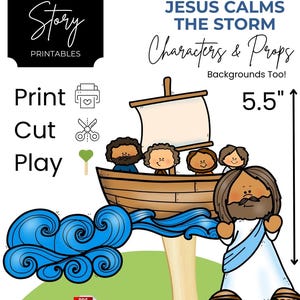 New Testament Stories for Kids Miracles of Jesus Calms the Storm ...