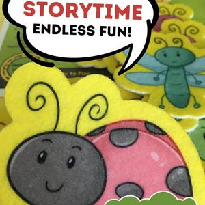 Spring Bugs | Storytime Kids Activities | Felt Board Stories for ...