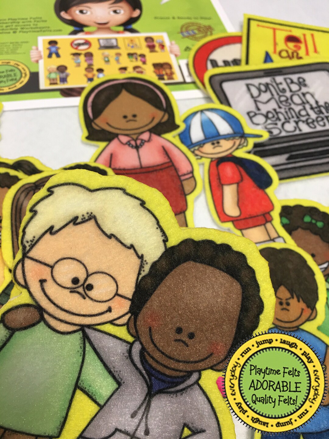 Friendship Felt Board Story: Preschool Social Skills Activity - Etsy