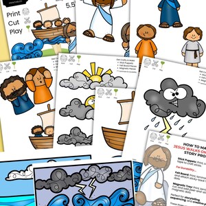 New Testament Stories for Kids Miracles of Jesus Calms the Storm ...