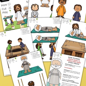 Jesus Heals Paralyzed Man | New Testament Jesus Miracles | Storytelling ...