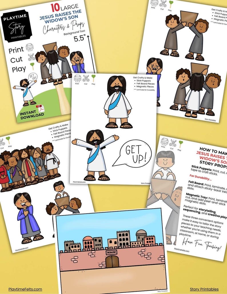 Jesus Raises Widow’s Son | Miracles of Jesus | Story Time, Storytelling ...