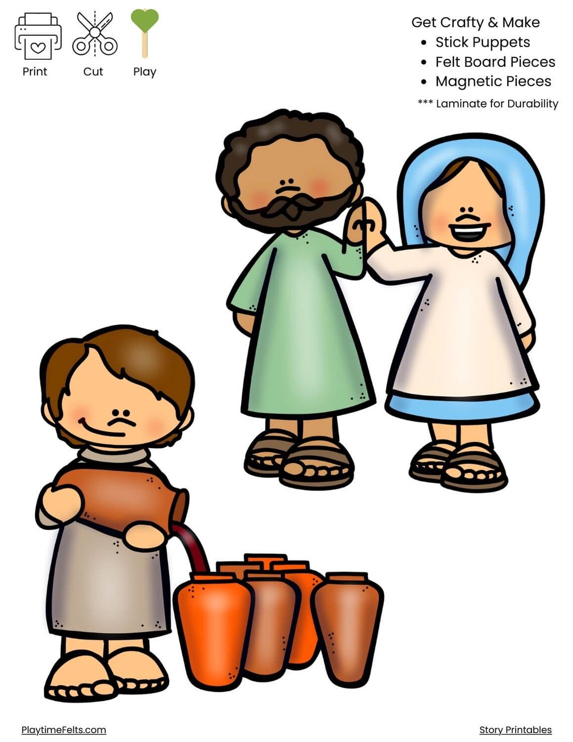 New Testament Stories for Kids Jesus Turns Water Into Wine Storytelling ...