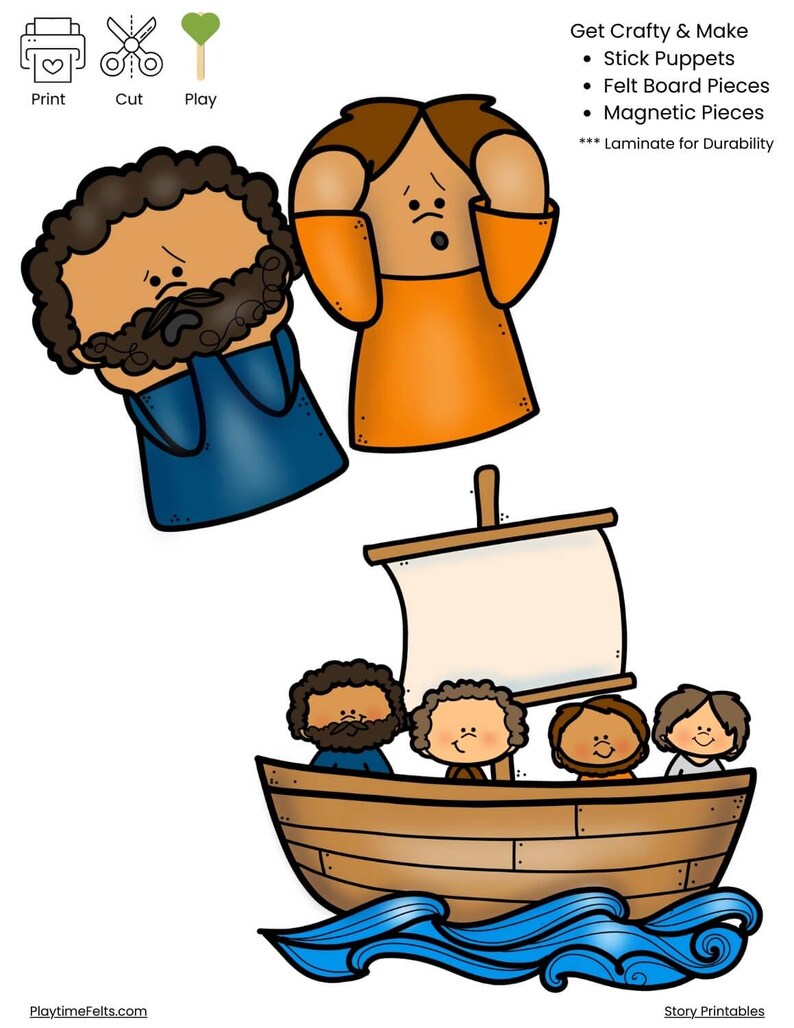 New Testament Stories for Kids Miracles of Jesus Calms the Storm ...