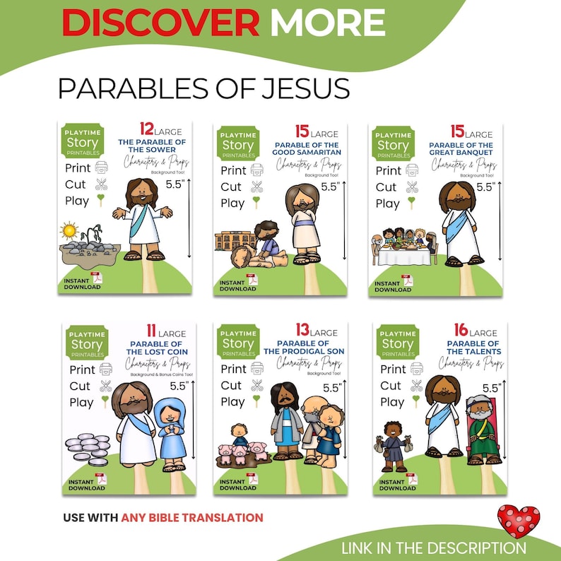 Parable of the Sower New Testament Bible Story for Kids Story Time ...
