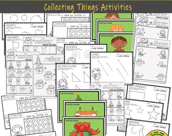 Collecting Things Prek Worksheets Preschool-kindergarten, Montessori ...