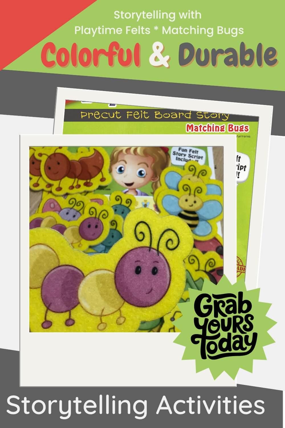 Spring Bugs | Storytime Kids Activities | Felt Board Stories for ...