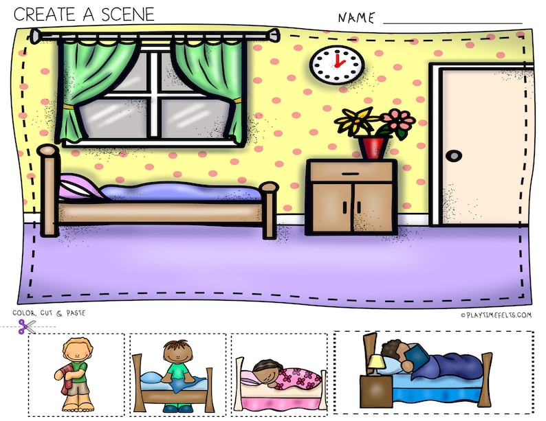 Daily Routines Pre K Printable Worksheets - Etsy