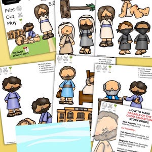 Good Samaritan Parable | New Testament Story for Kids | Sequencing ...