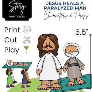 Jesus Heals Paralyzed Man | New Testament Jesus Miracles | Storytelling ...