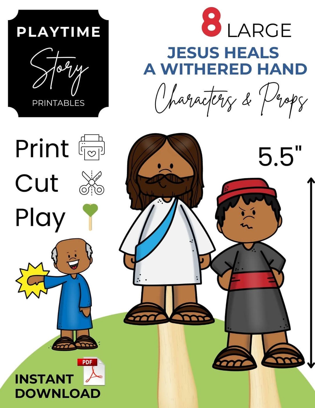 Jesus Heals Withered Hand | New Testament Miracles Jesus | Storytelling ...