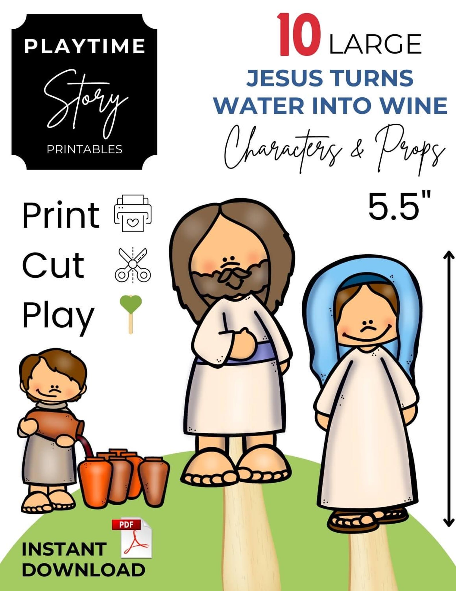 New Testament Stories for Kids | Jesus Turns Water Into Wine ...