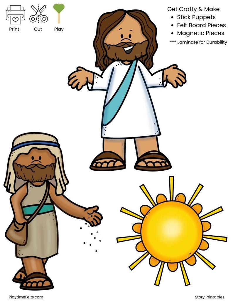 Parable of the Sower | New Testament Bible Stories | Story Time ...