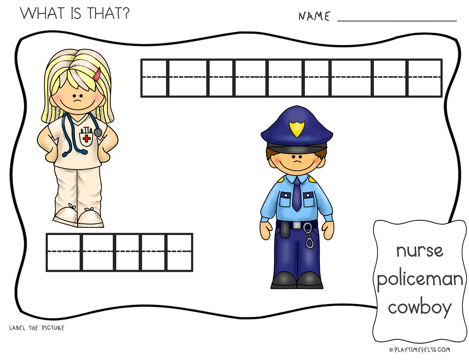 Our Community Pre K Printable Worksheets - Etsy