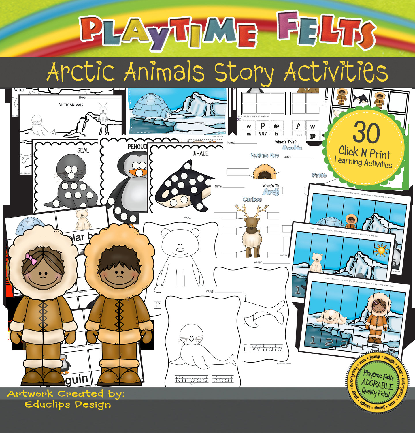 Arctic Worksheets Arctic Animals Easy Reading Comprehension For