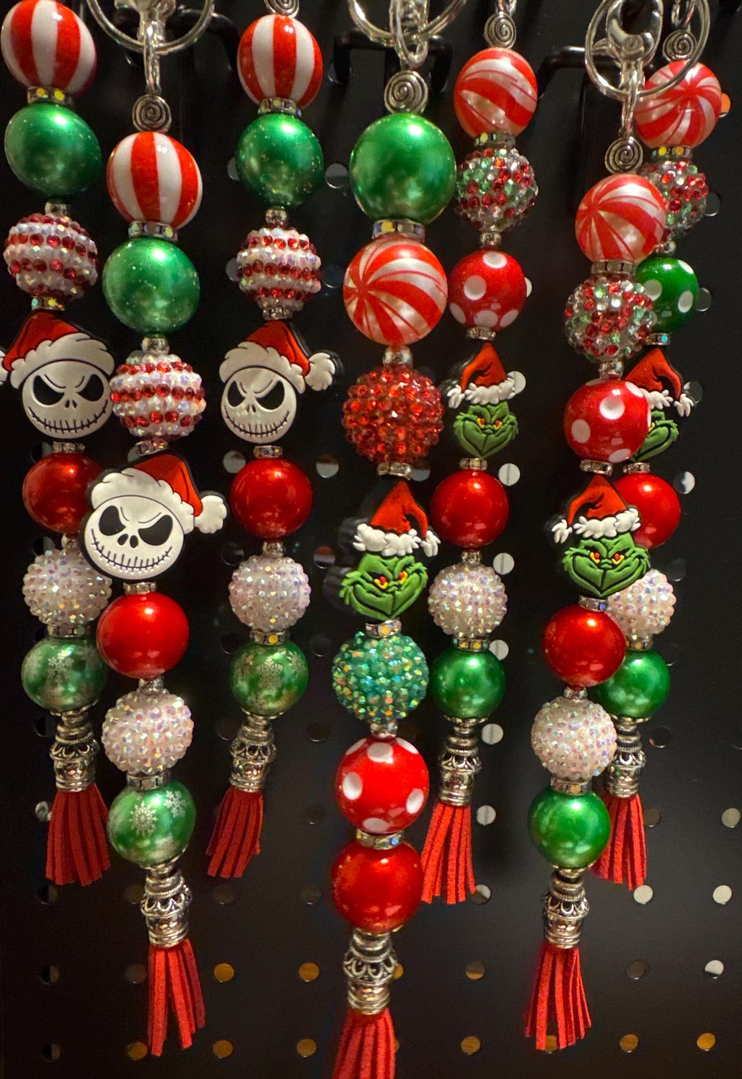 Christmas Keychain/purse Charm - Etsy