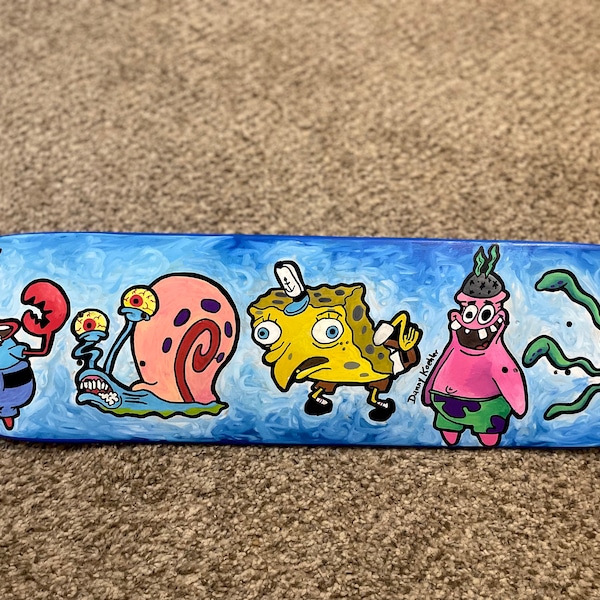 Spongebob Skateboard Deck - Etsy