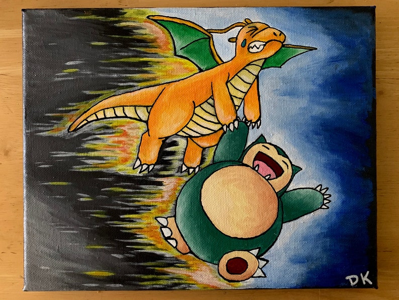 Custom Pokemon Paintings | Etsy