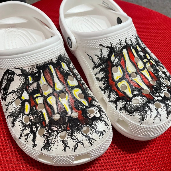 Hand Painted Clogs - Etsy