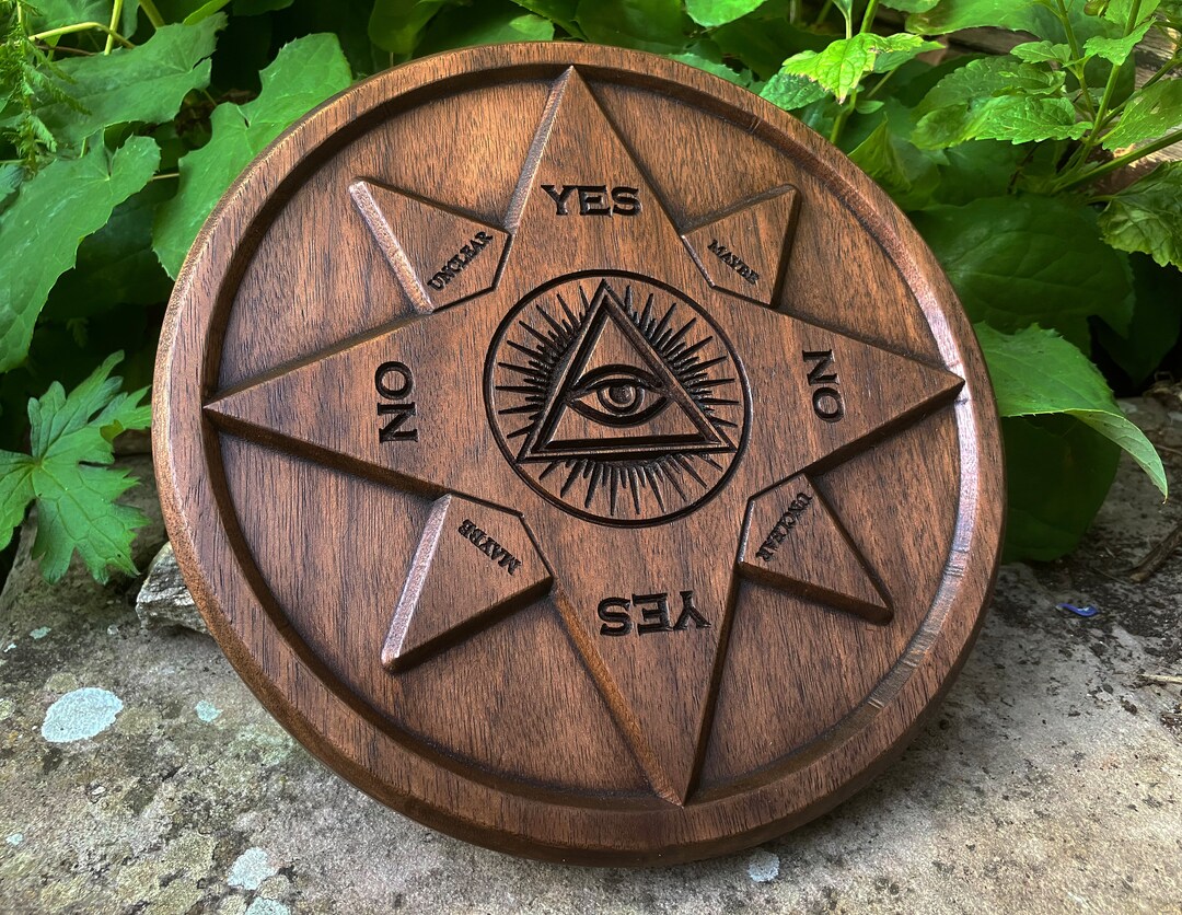 PENDULUM DIVINATION BOARD - Carved in Solid Walnut - Etsy
