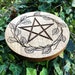 CUSTOM ALTAR PENTACLE - Carved in Solid Oak With 13 Leaves - Etsy