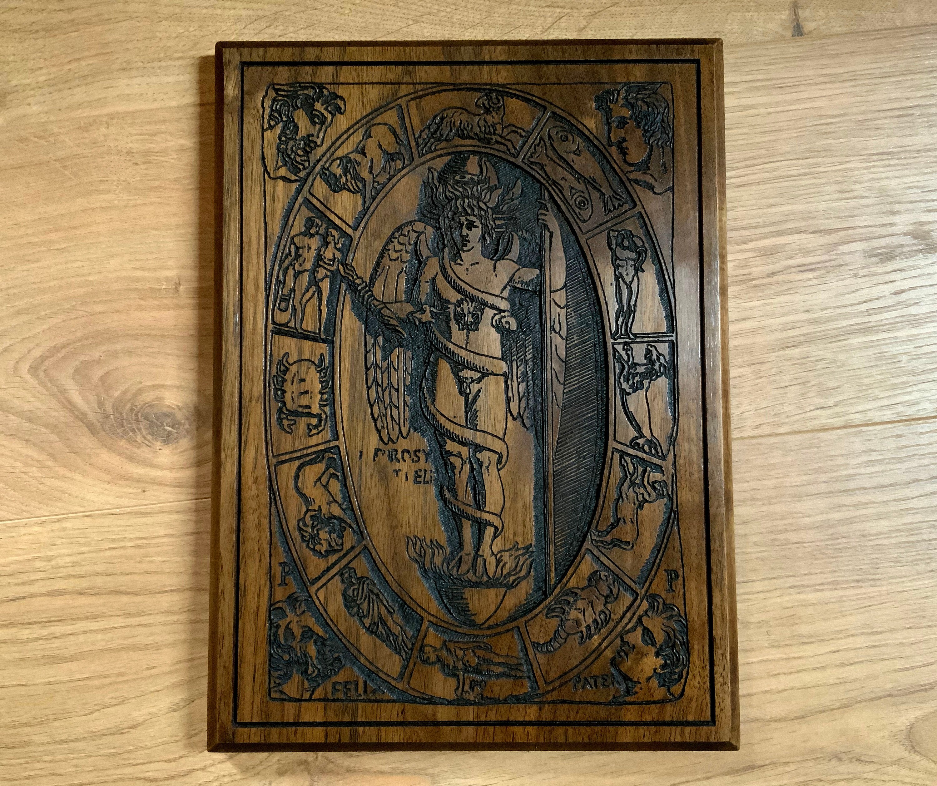 PHANES Orphic Deity Altar Ikon / Devotional Tablet Carved - Etsy