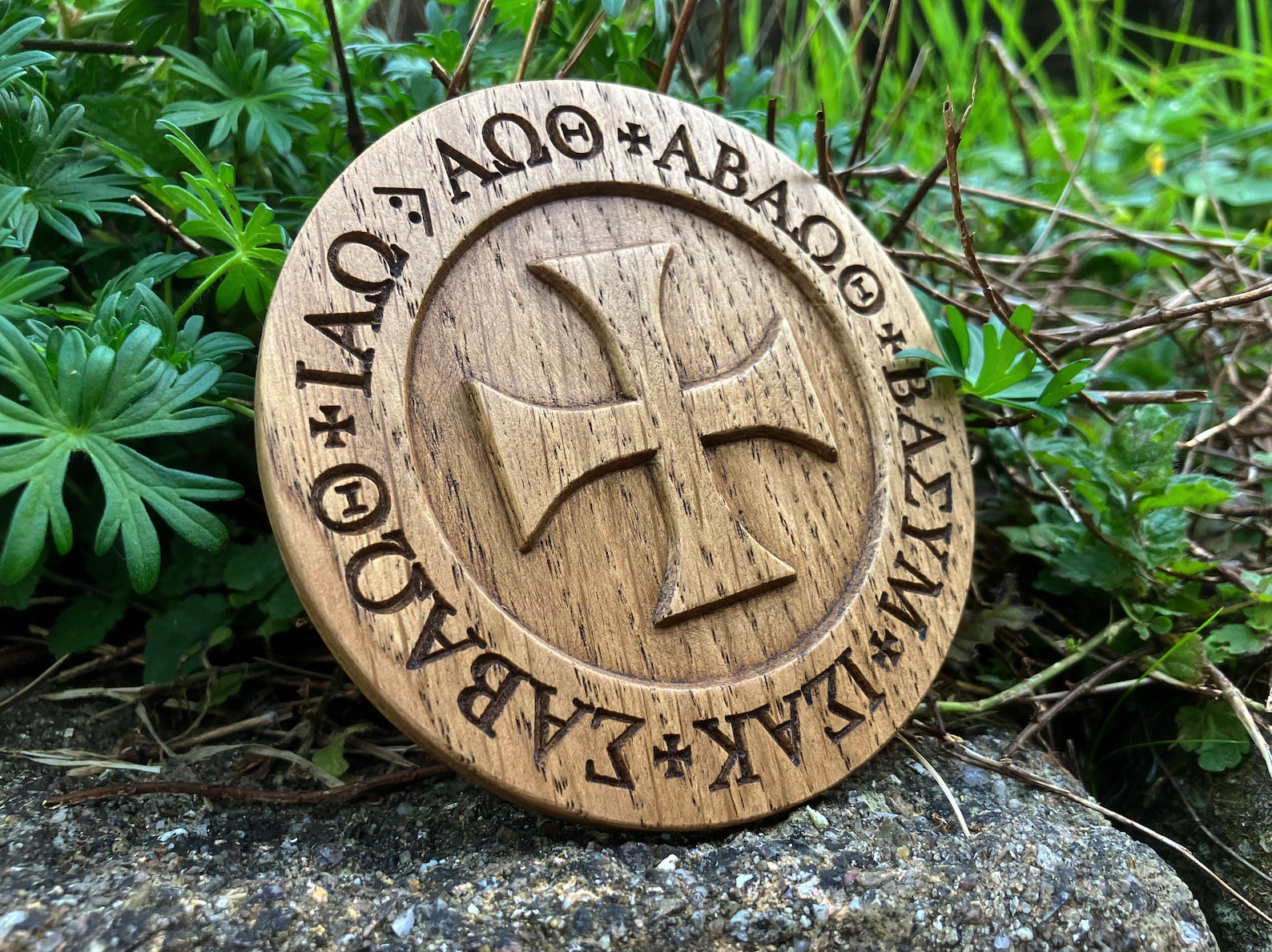 HEADLESS RITE LAMEN Carved in Solid Oak - Etsy UK